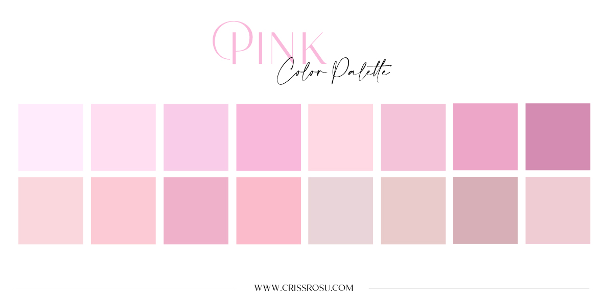 Pink's Colour Psychology